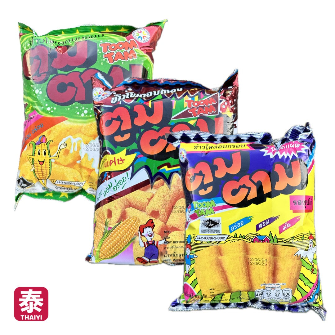 泰國玉米捲 敦冬 甜玉米捲 泰國捲 TOOM TAM -91g |泰伊超市
